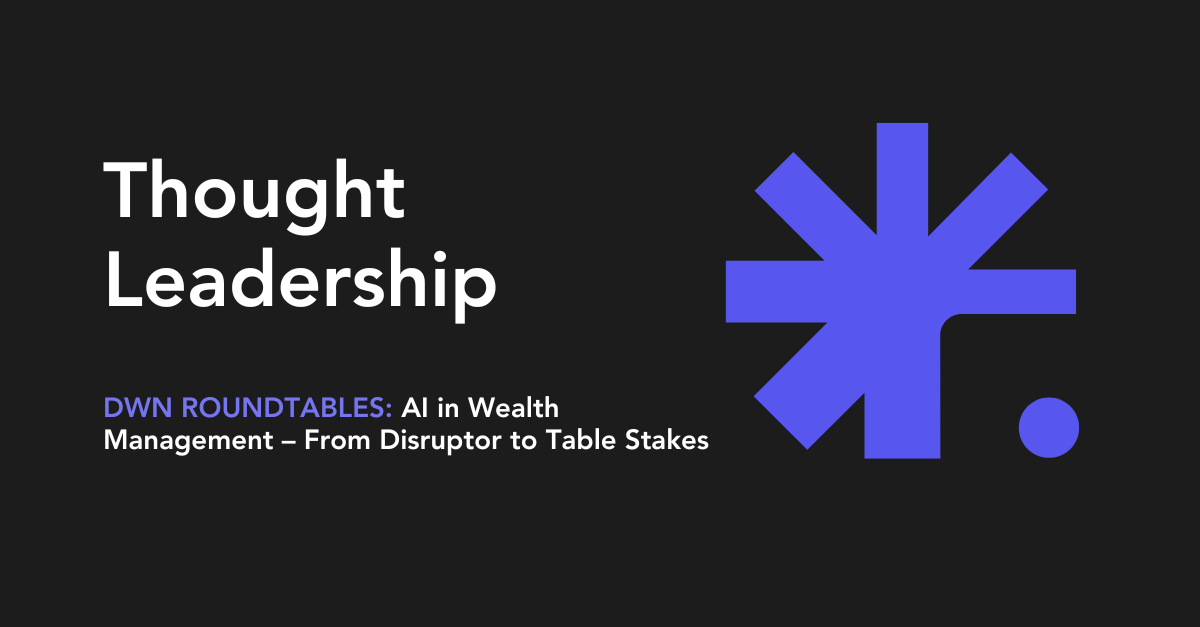 AI in Wealth Management: Disruptor now Essential | FusionIQ